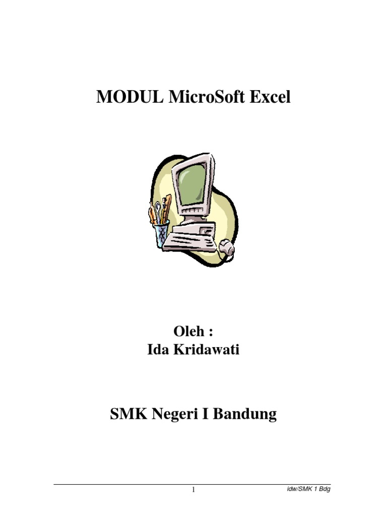 Modul Pembelajaran Microsoft Excel | PDF