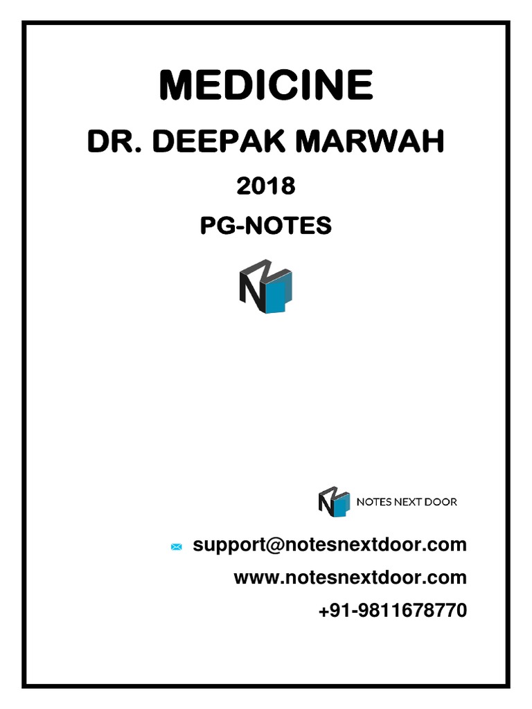 Medicine Deepak Marwah Pdf