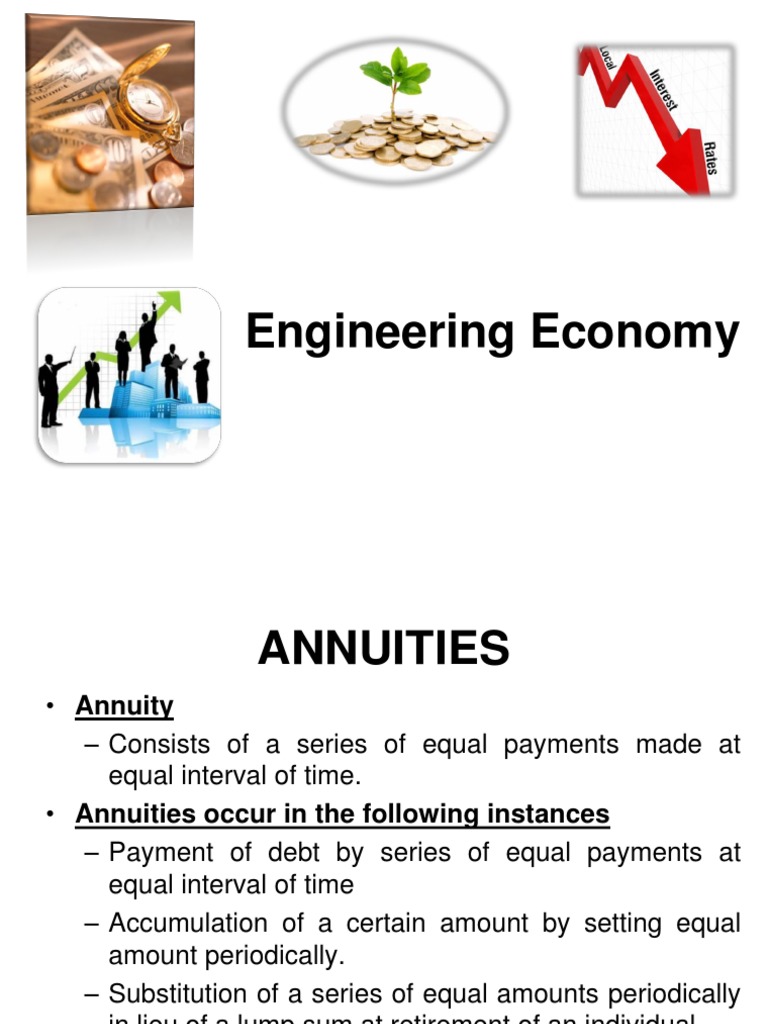 Understanding Annuities in Engineering Economy | PDF | Present Value ...