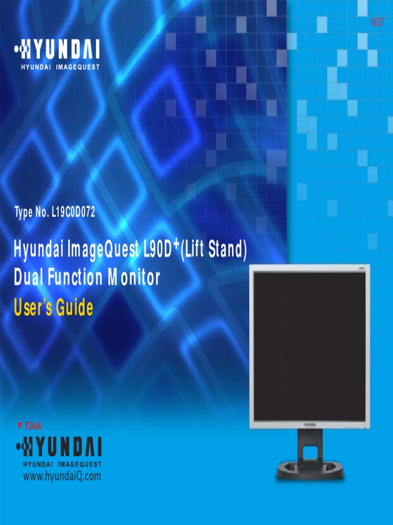 Hyundai Monitor Manual | PDF | Computer Monitor | Menu (Computing)