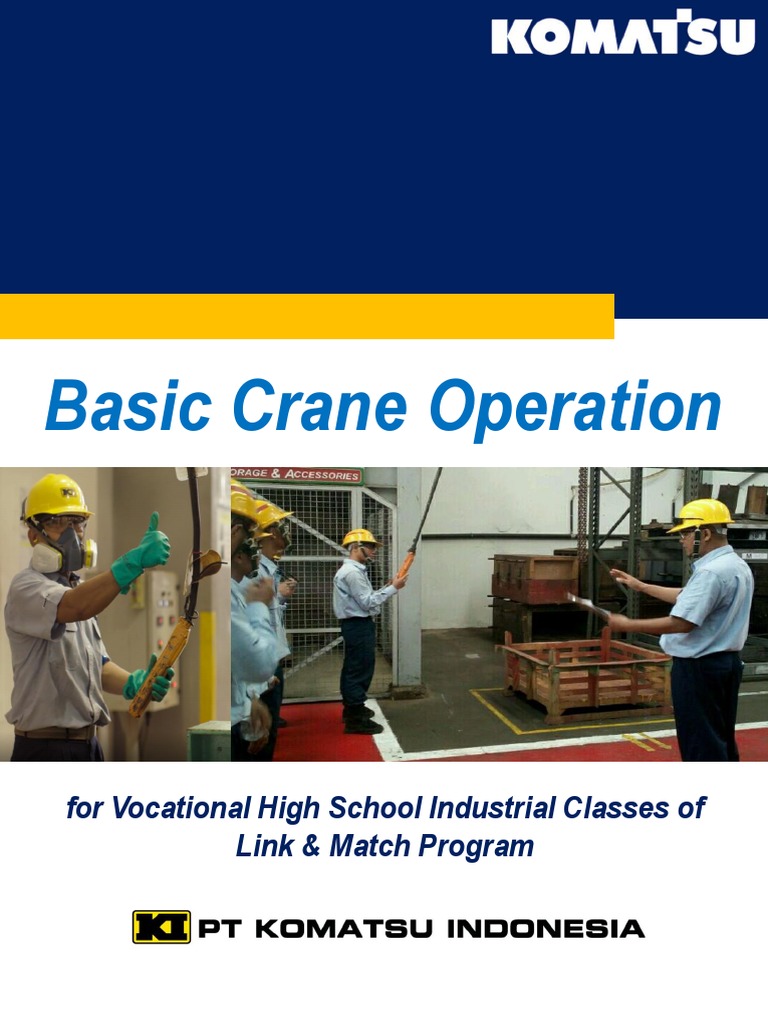 Cover Basic Crane Operation | PDF