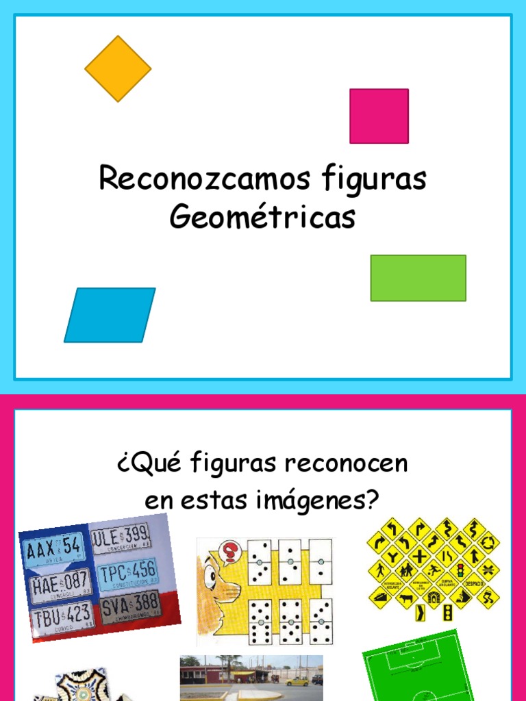 Power Point Reconozcamos Figuras Geométricas | PDF