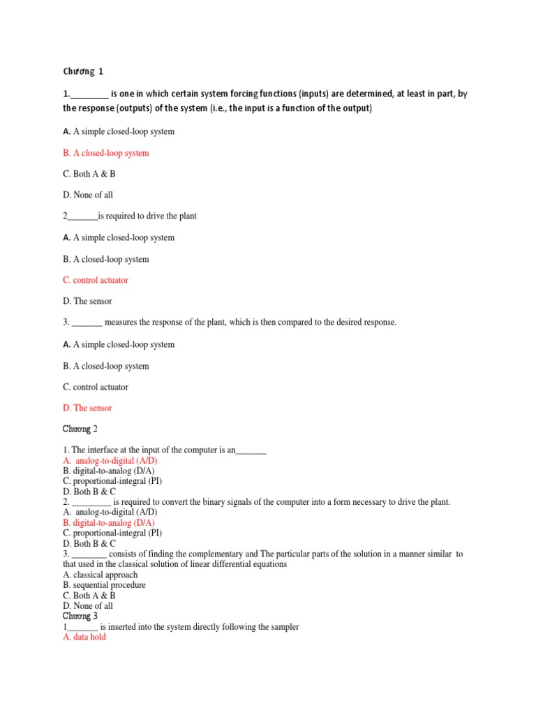 Digital Control System Fundamentals | PDF | Control Theory | Analog To ...