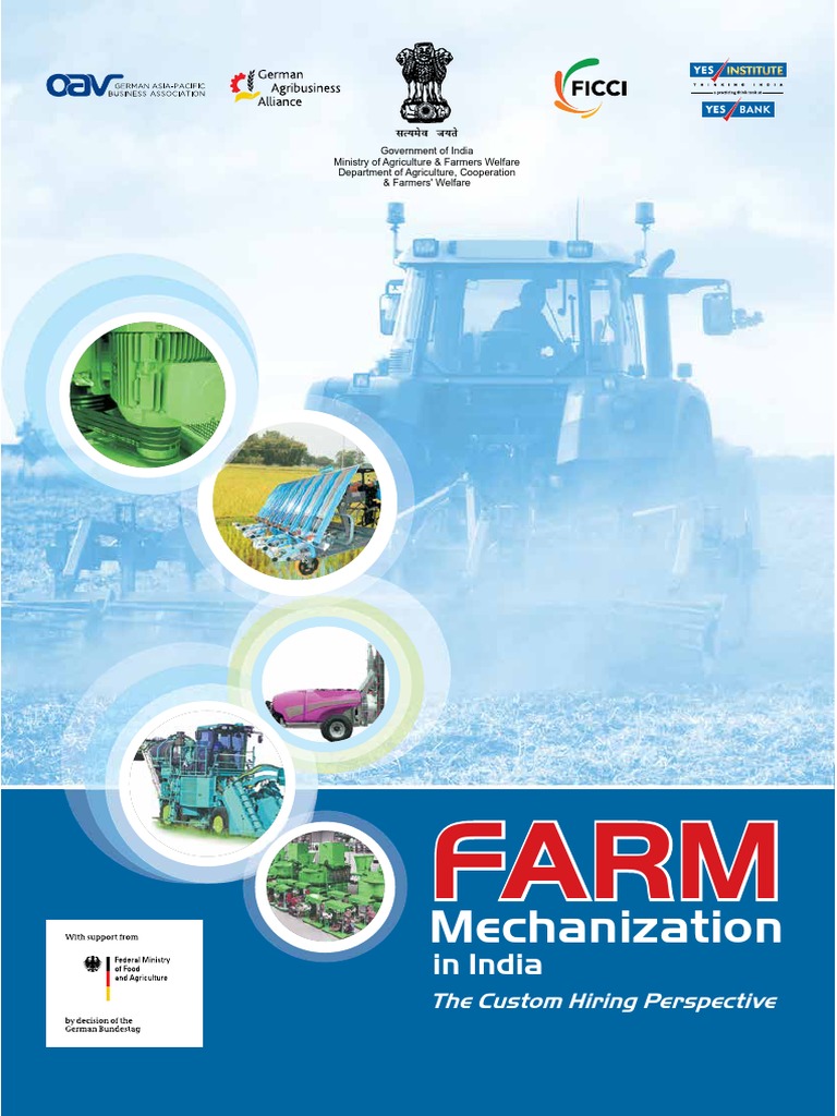 Farm Mechanization in India - The Custom Hiring Perspective | PDF ...