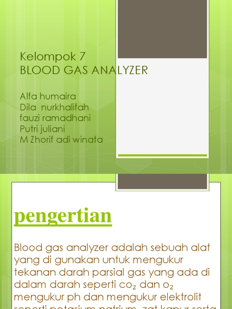 Blood Gas Analyzer | PDF