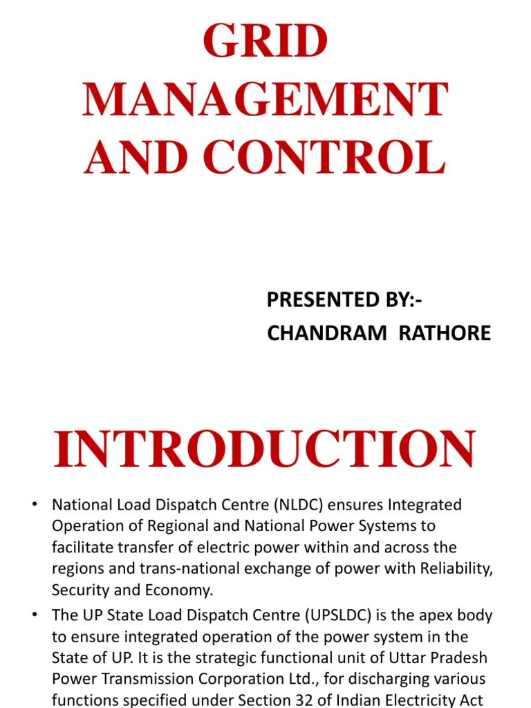 Grid Management and Control | PDF | Scada | Electrical Grid