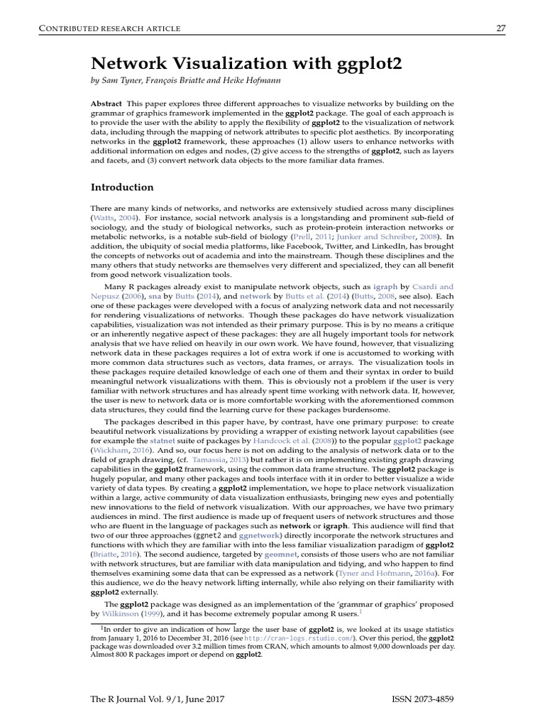 Network Ggplot2 | Download Free PDF | Vertex (Graph Theory) | R ...
