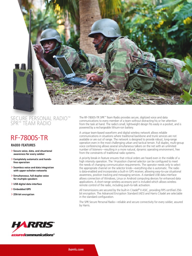 RF 7800S TR DataSheet Tcm26 13806 | PDF | Duplex (Telecommunications ...
