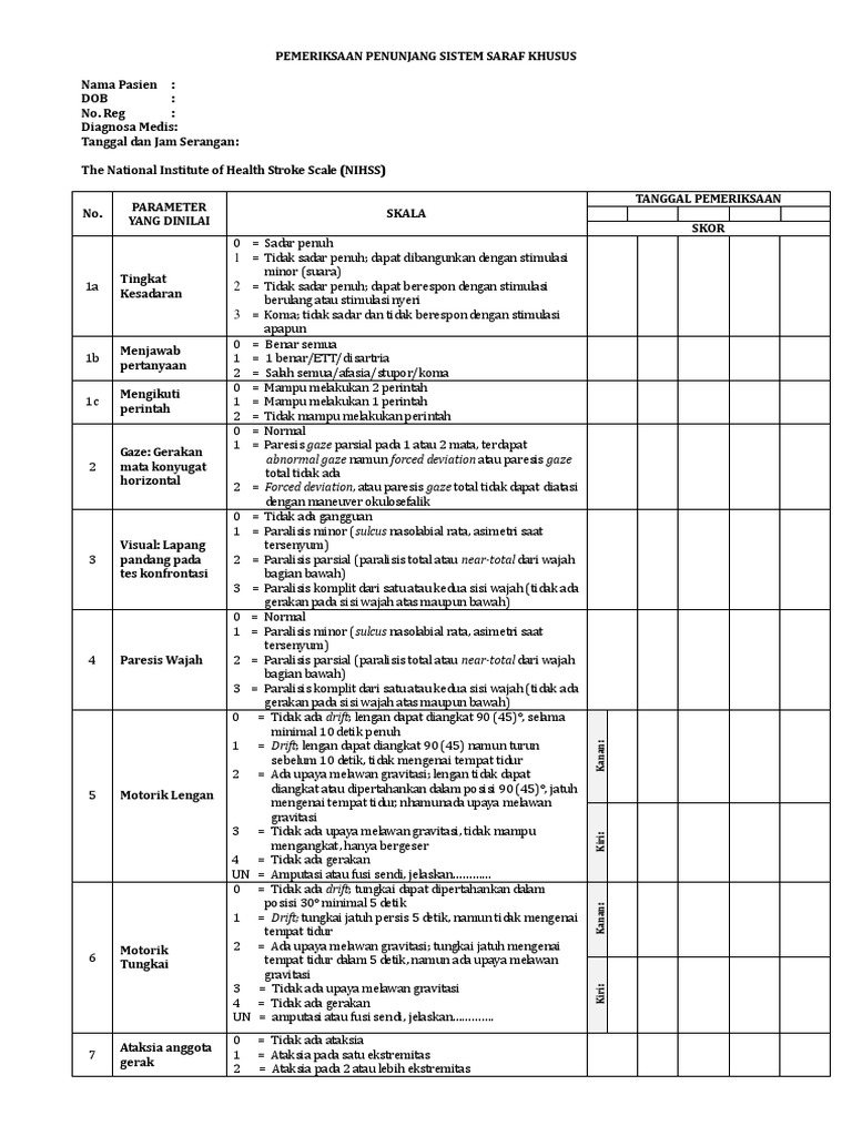 Nihss PDF | PDF