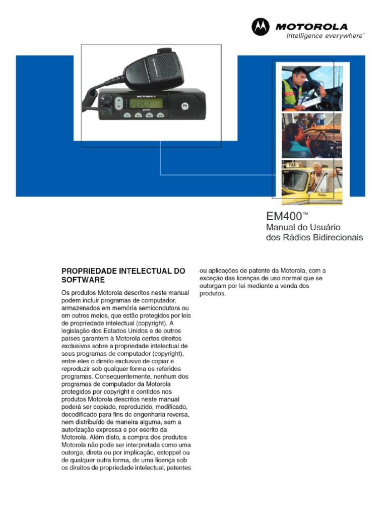 Manual EM400 Motorola | PDF