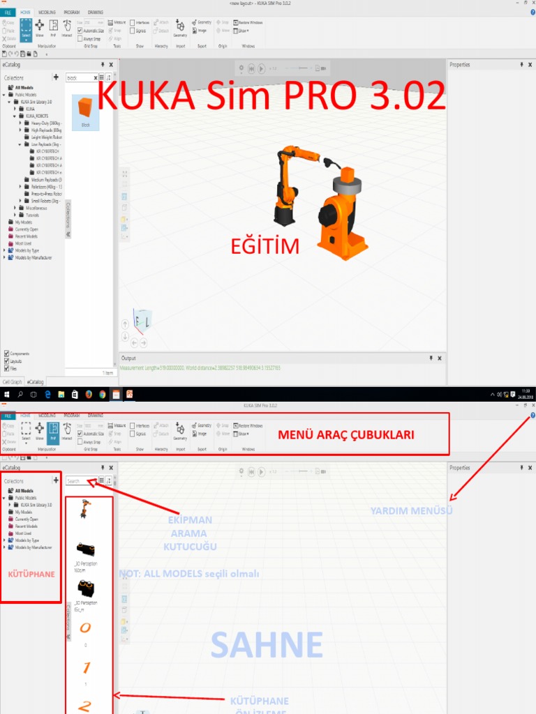 Kuka Sim Pro 3 Eği̇ti̇m Sunumu | PDF