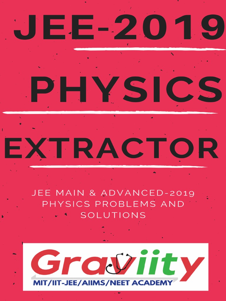Jee Physics-2019 Extractor PDF | PDF | Electronvolt | Lens (Optics)