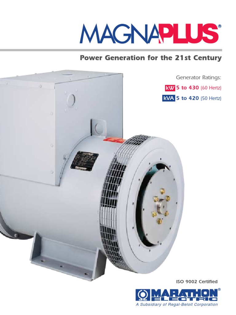 Magna Plus Generators Brochure PDF | PDF | Electric Generator ...