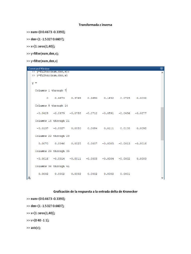 Transformada Z Inversa | PDF