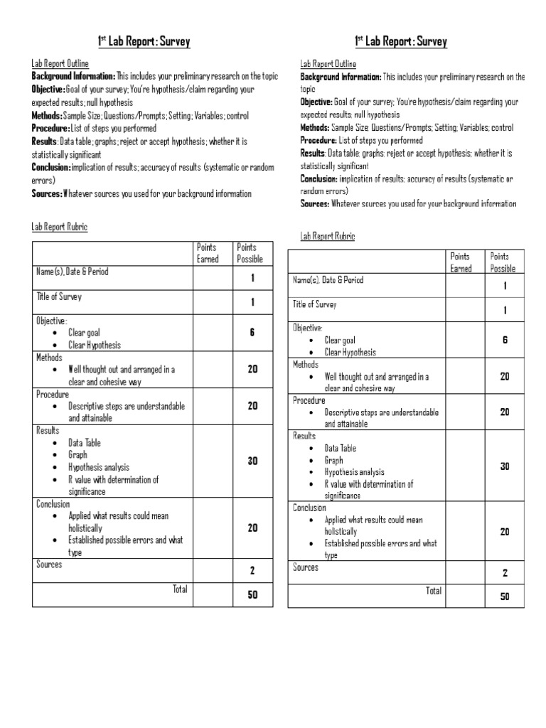 Survey Lab Report | PDF