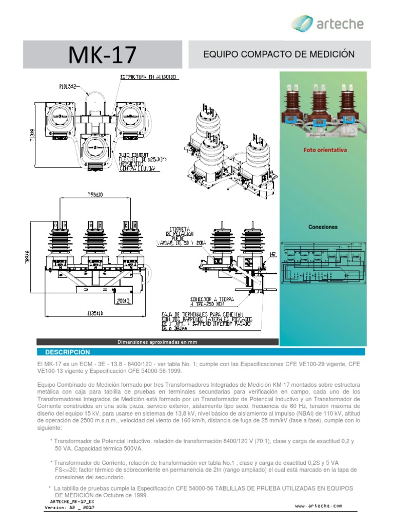 Equipo Medicion Compacta | PDF | Transformador | Ingenieria Eléctrica