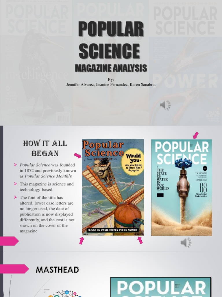 Popular Science Magazine Analysis | PDF | Websites | Human Communication