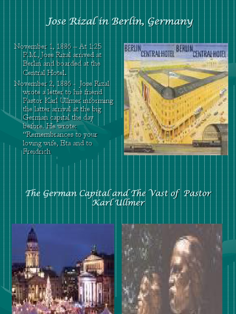 1 Chapter 9 Jose Rizal in Berlin Germany B | PDF | Classics