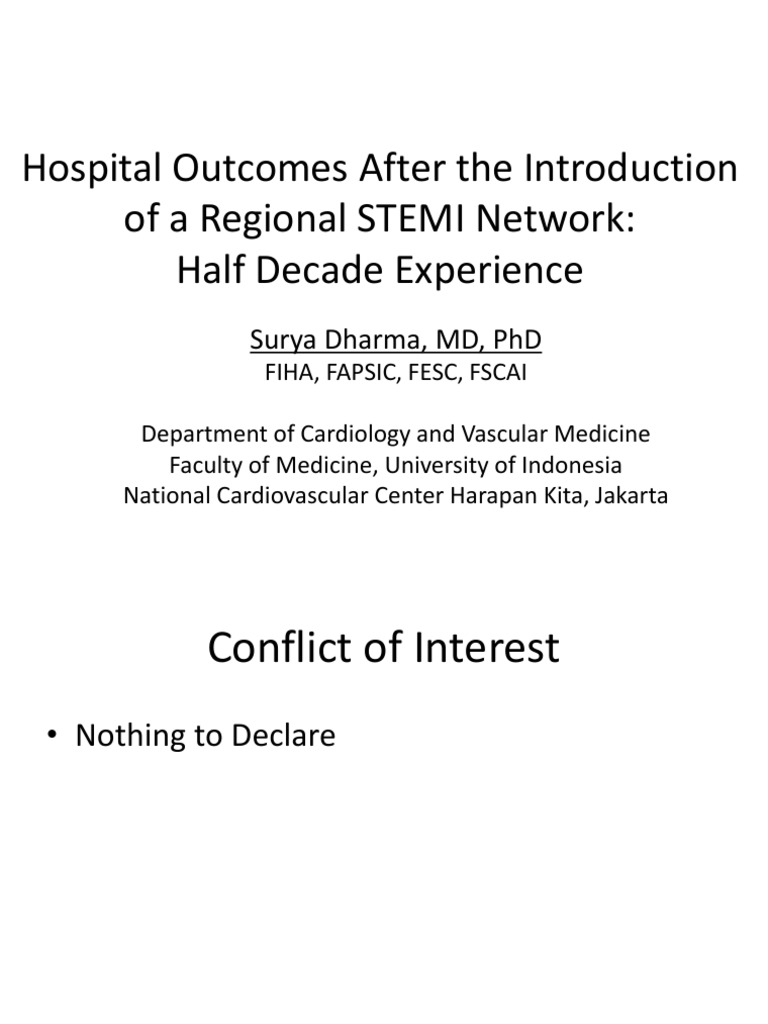 DR Surya Darma | PDF | Myocardial Infarction | Percutaneous Coronary ...