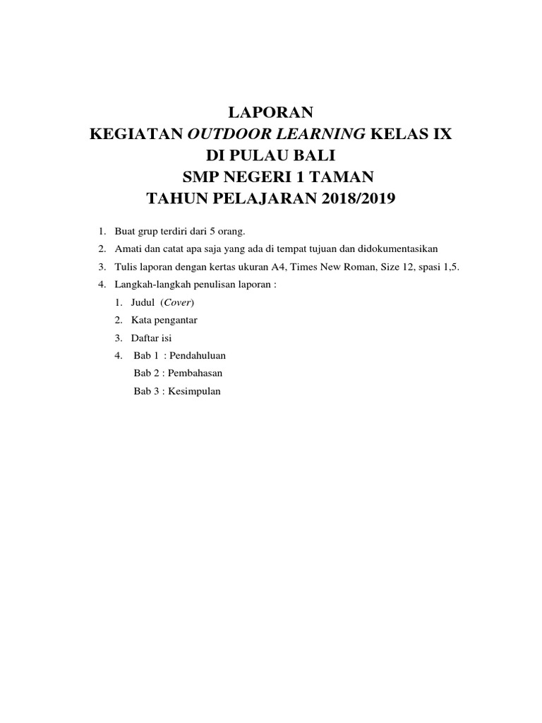 Laporan Odl | PDF | Seni