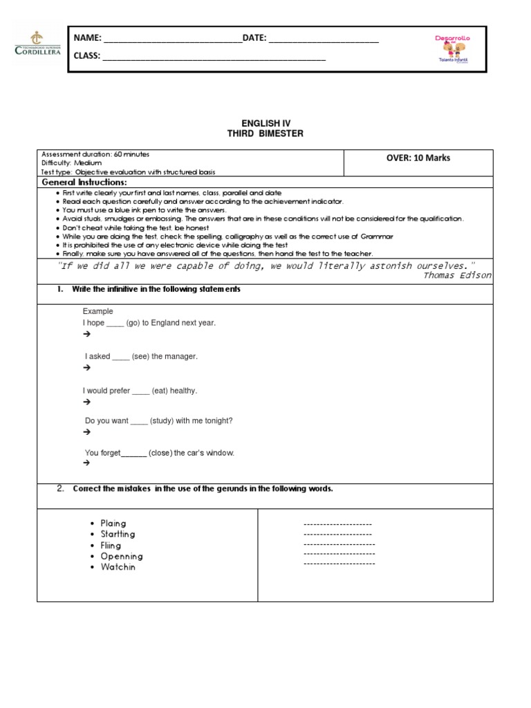 Name: - Date: - Class | PDF | Syntactic Relationships | Languages