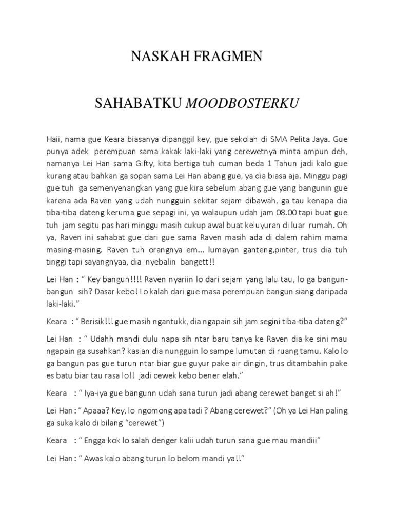 Naskah Fragmen | PDF