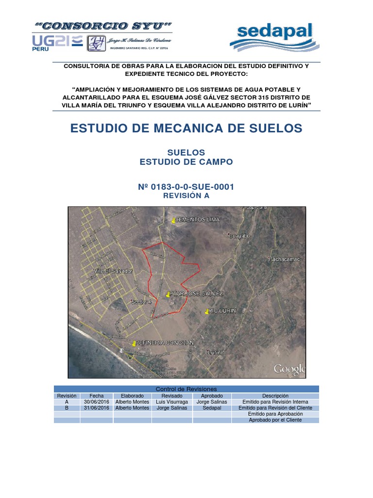 Estudio de Mecánica de Suelos | PDF | Fundación (Ingeniería) | Suelo