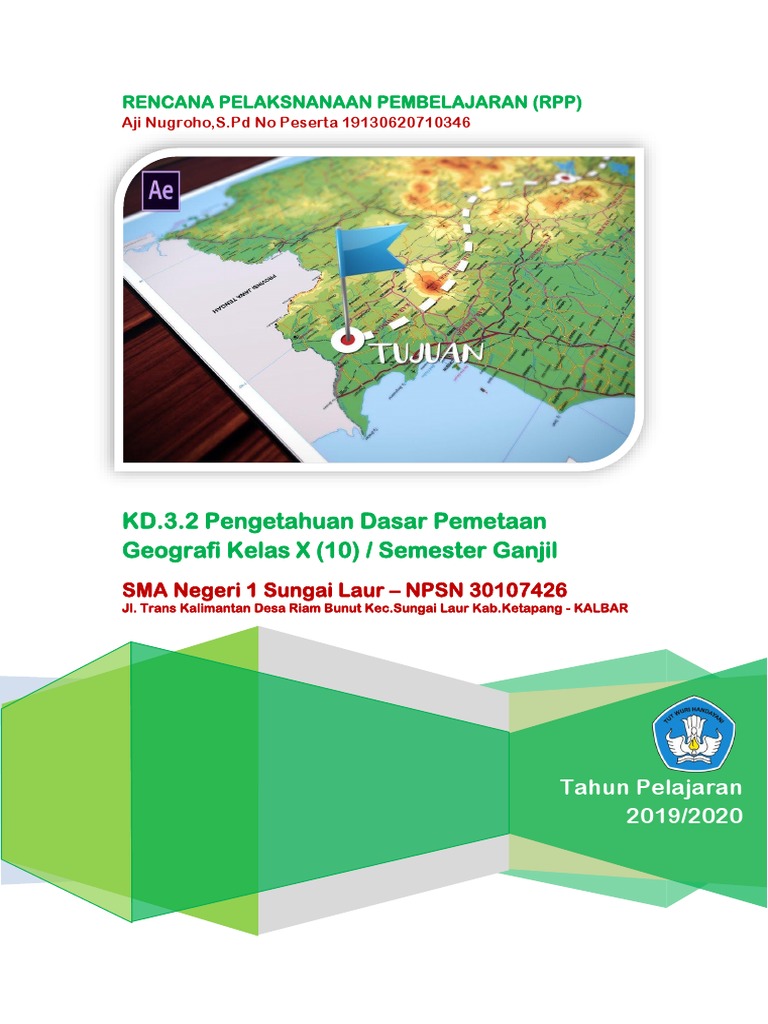 RPP KD.3.2 Pengetahuan Dasar Pemetaan Anastasia Yosi | PDF