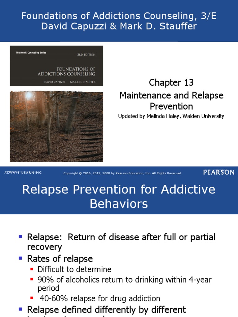 PPT13 | PDF | Relapse | Substance Dependence