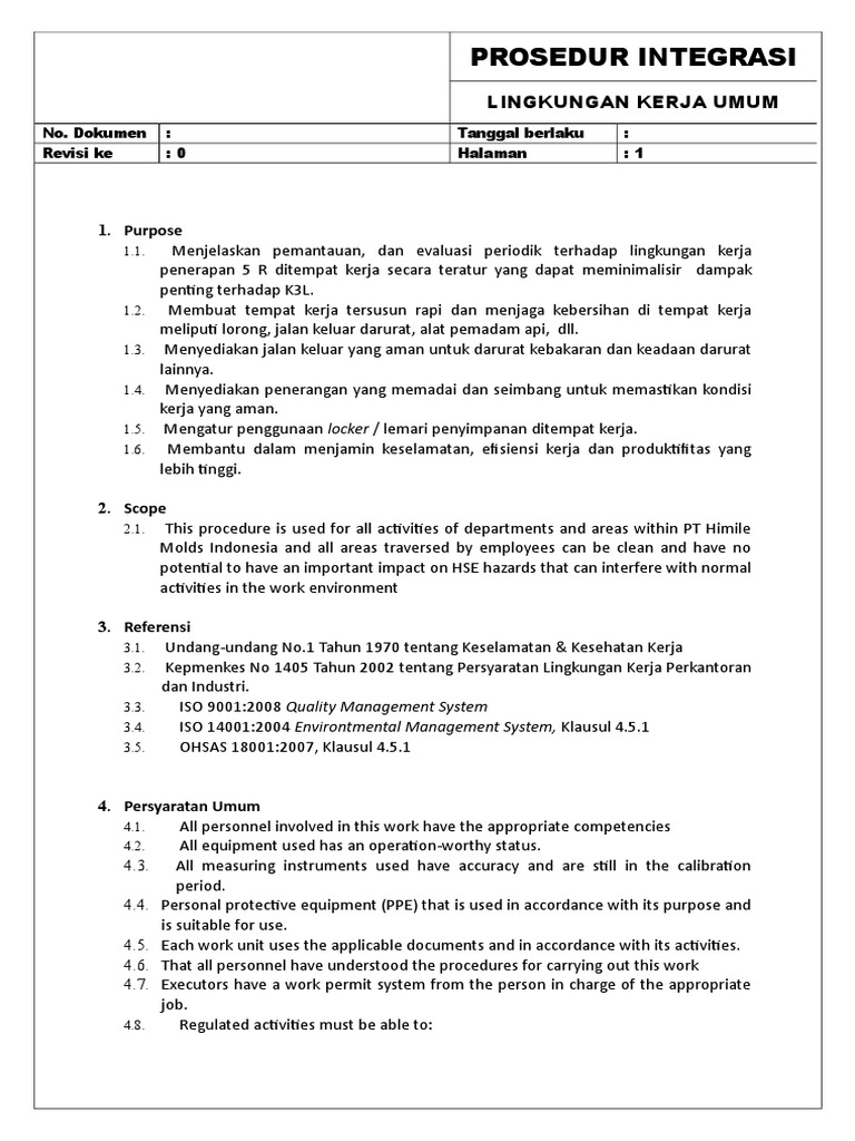 General Work Environment 2 | PDF | Nature | Business