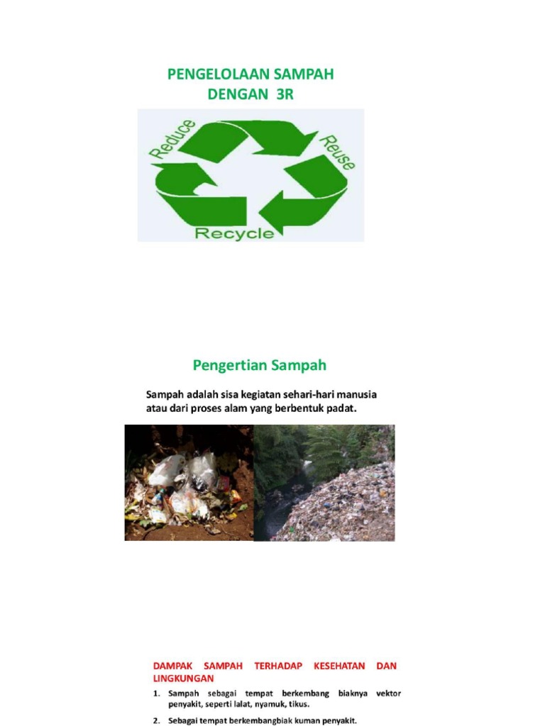 PPT PENGOLAHAN SAMPAH