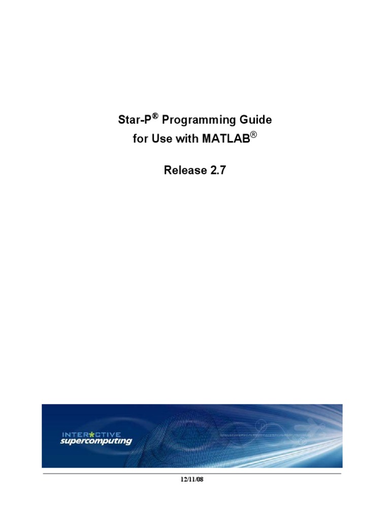 Isc Programming Guide Starpwithmatlab Pdf Matlab Command Line Interface