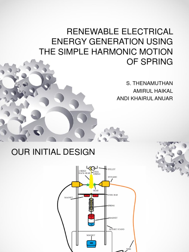 Renewable Electrical Energy Generation Using The Simple Harmonic Motion ...
