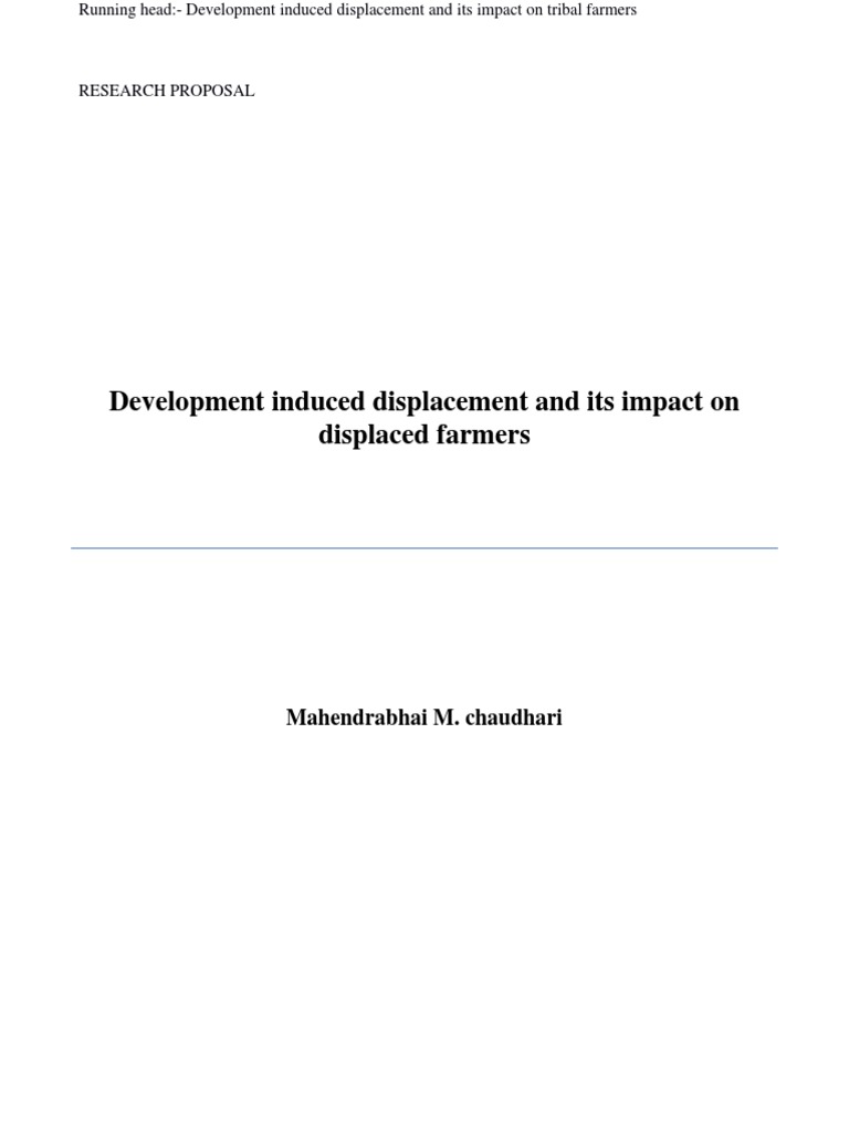 Development Induced Displacement | PDF | Economic Development | Poverty