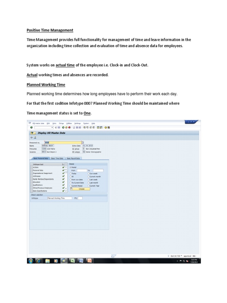 Positive Time Management: Planned Working Time Determines How Long ...