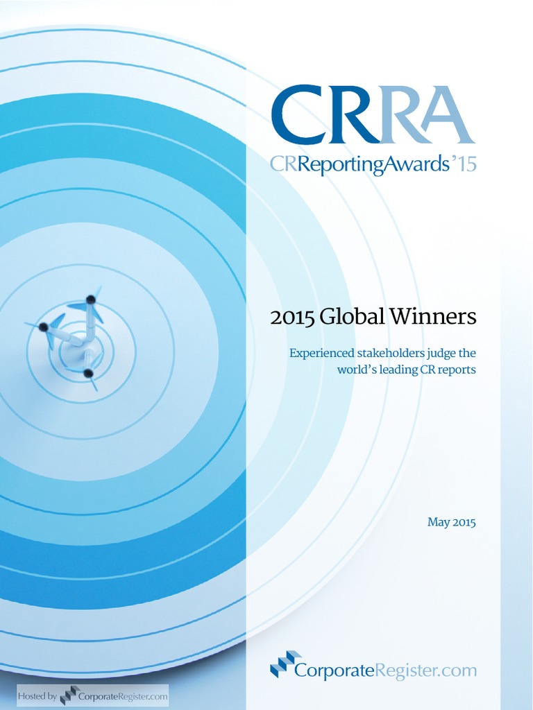 2015 Global Winners: Experienced Stakeholders Judge The World's Leading CR Reports | PDF ...