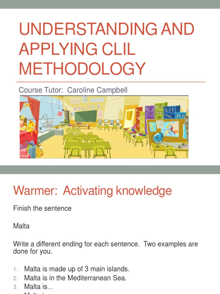 Exploring CLIL Methodology and Activities | PDF | Educational ...