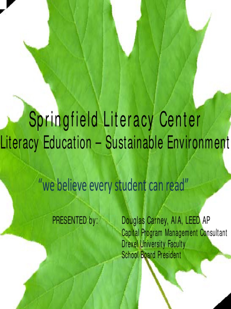 Springfield Literacy Center | PDF | Recycling | Waste Management