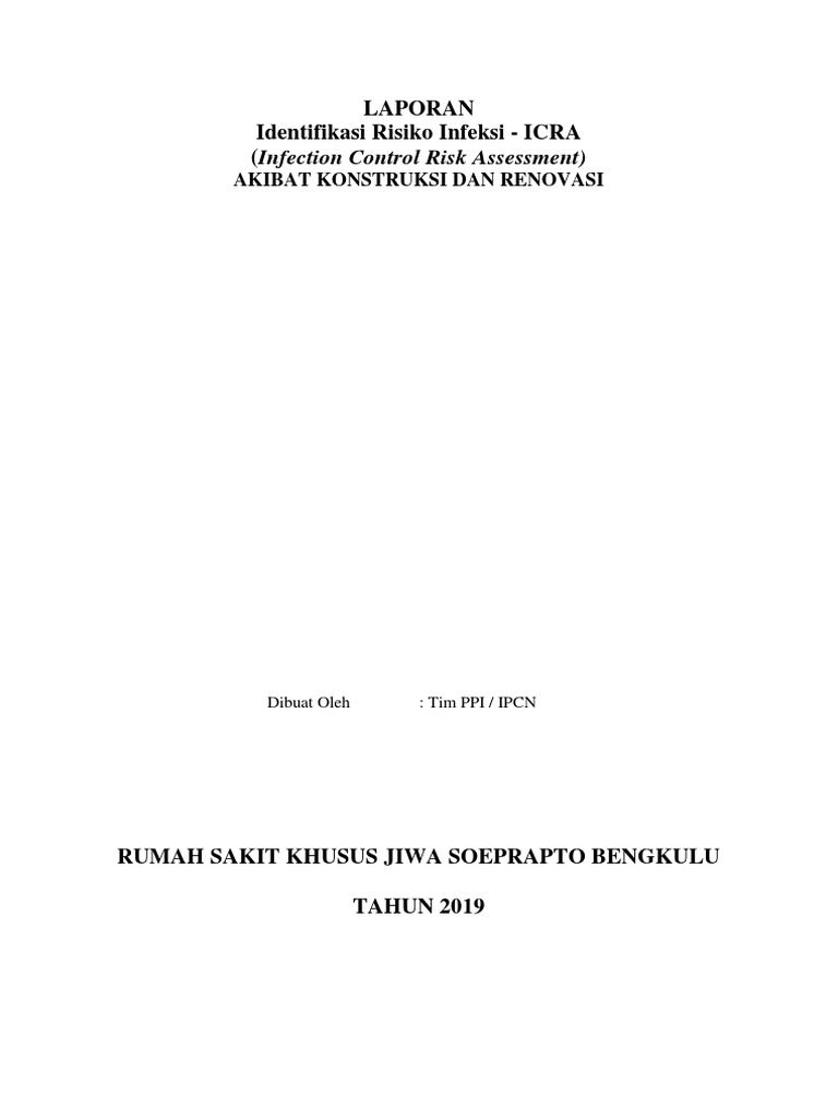 Icra - Renovasi Igd | PDF | Bisnis | Sains & Matematika
