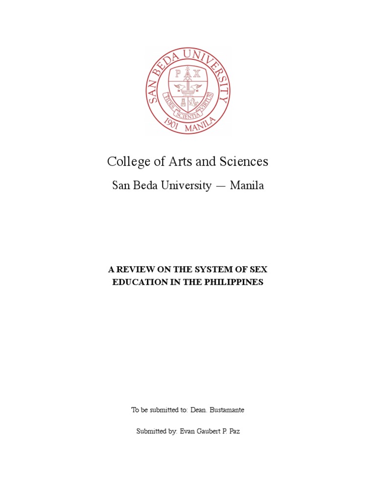 Policy Paper Sex Education Pdf Sex Education Reproductive Health