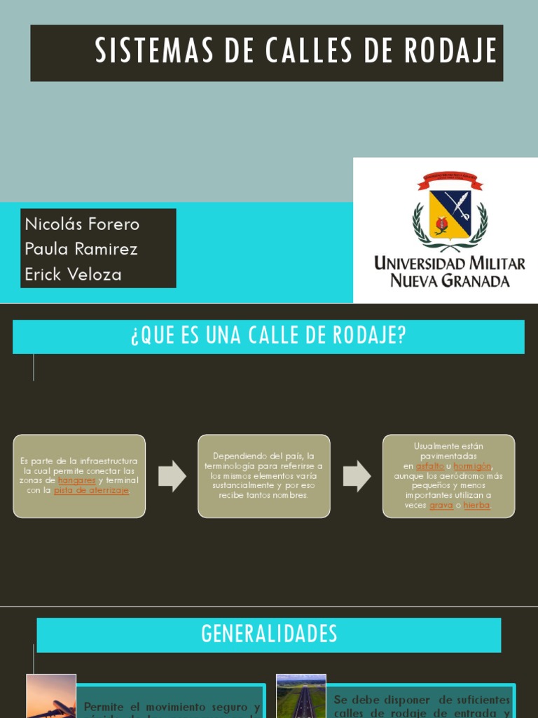 Calles de Rodaje | PDF | Aeropuerto | Pista