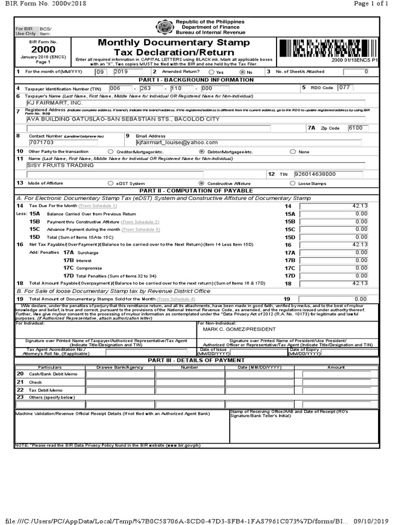 2018-2023 PH Form No 2000Fill Online, Printable, Fillable,, 56% OFF