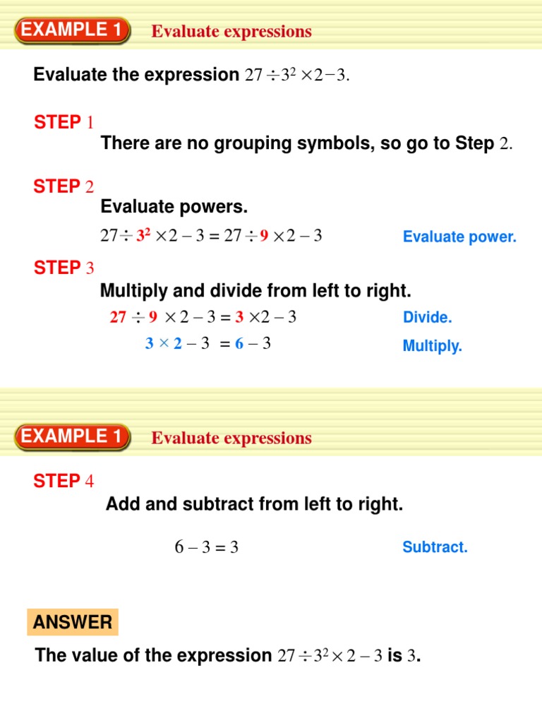 Alg 1 CH0102 Example 1 | PDF