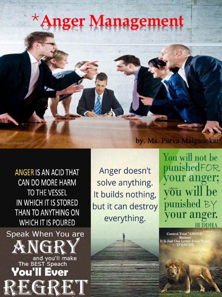 Anger Management: Suvin Advisors Pvt. LTD | PDF | Anger | Anxiety