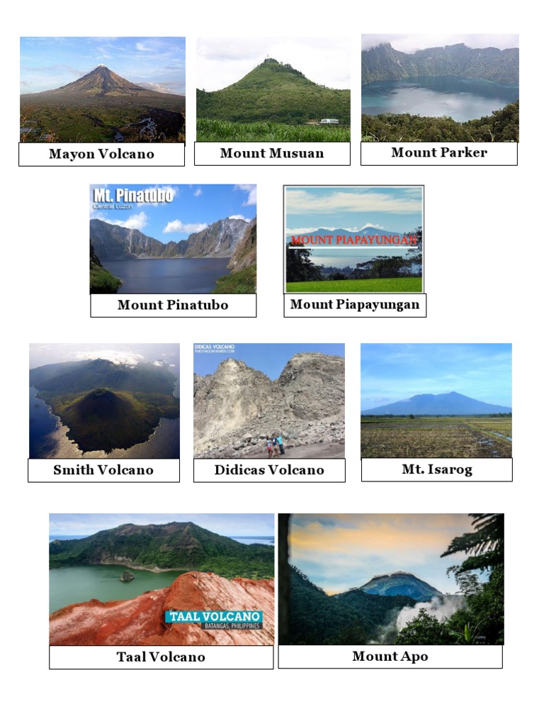 Mayon Volcano Mount Musuan Mount Parker | PDF | Structure Of The Earth ...