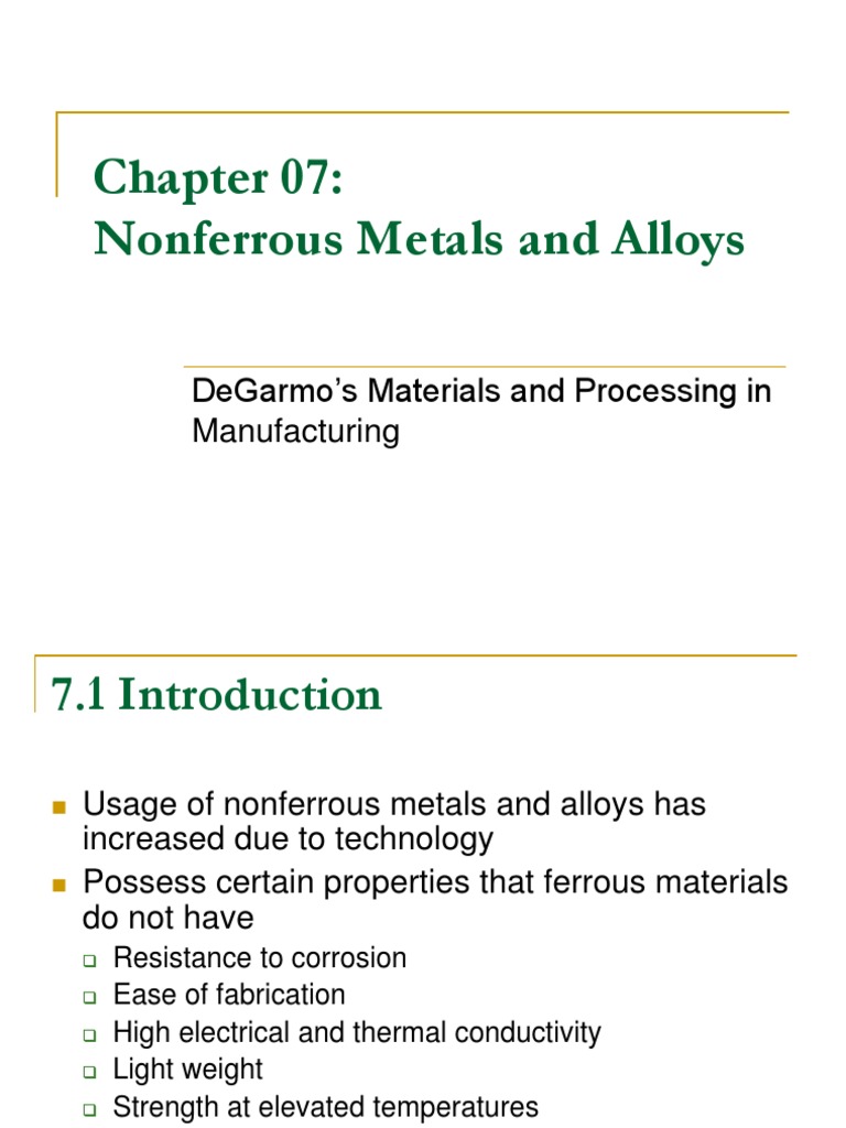 CH 7 | PDF | Metals | Alloy