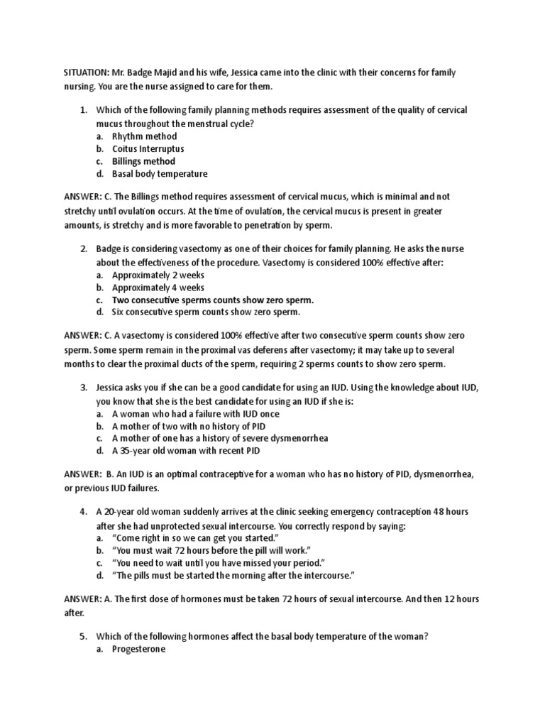 C. Billings Method | PDF | Heart | Circulatory System