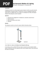 Compound Pendulum Lab Report | PDF | Pendulum | Physics