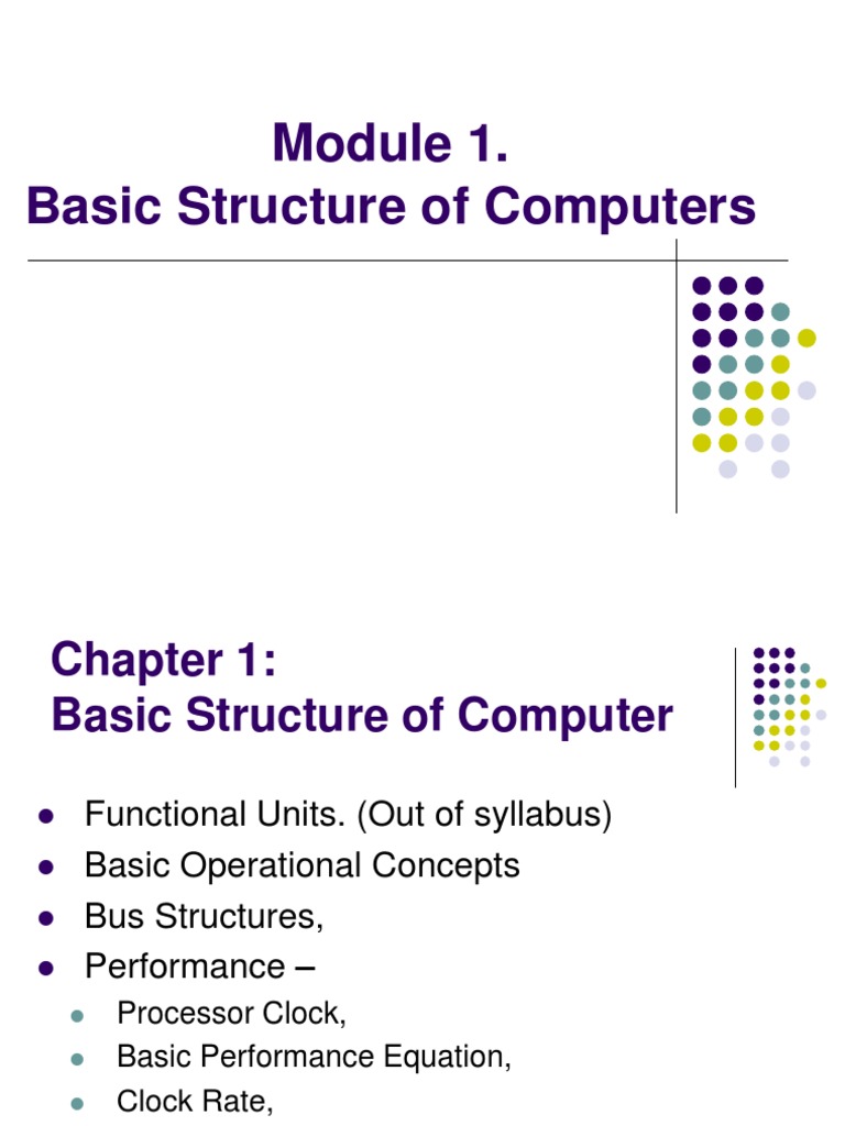 Basic Structure of Computers | PDF | Central Processing Unit | Input/Output