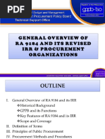 Frequently Asked Questions About RA 9184 | PDF | Procurement | Specification (Technical Standard)